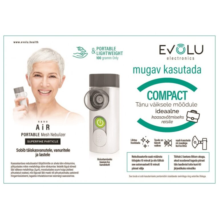 Inhalaator Evolu Nano Air - Inhalaatorite e-pood